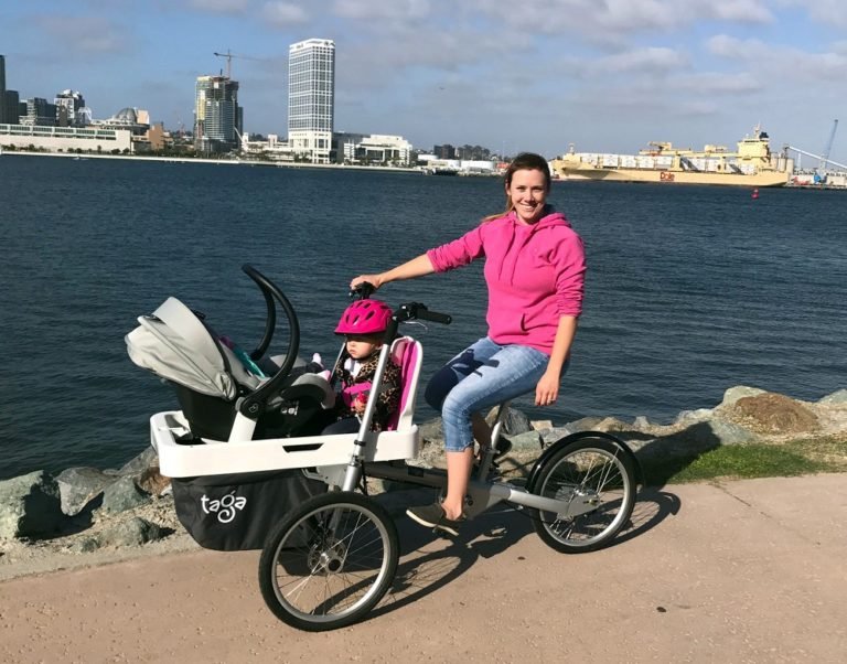 TAGA FAMILY BIKE for trasport 2 children (one of them new born)